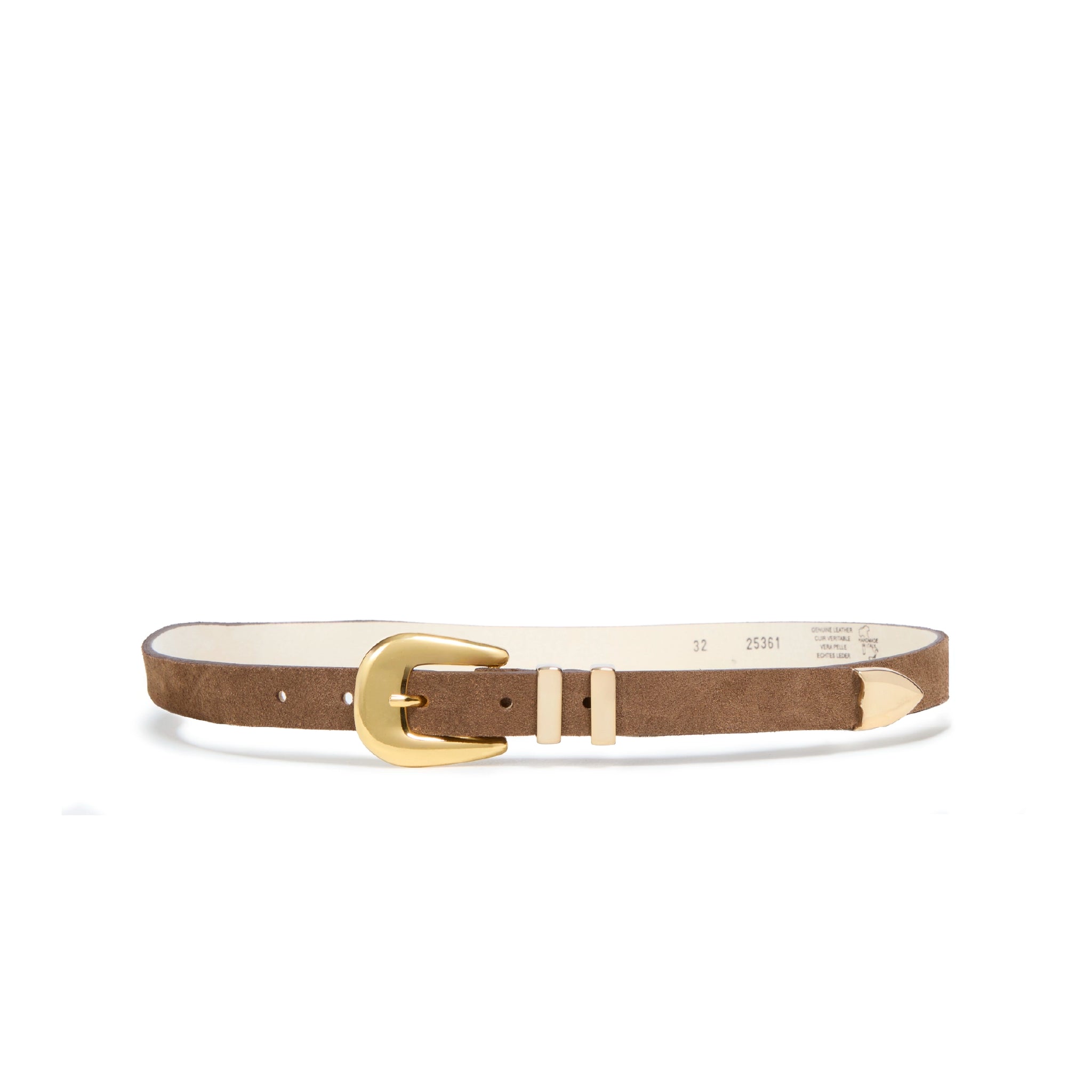Women's Double Trouble Italian Suede Belt